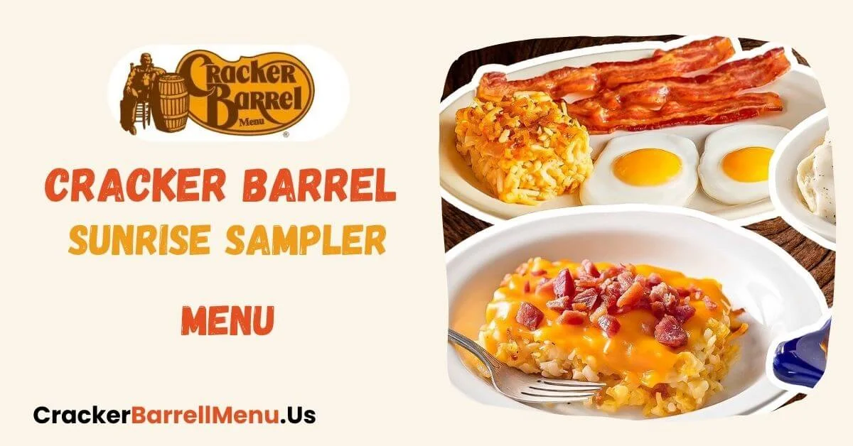 Cracker Barrel Sunrise Sampler Menu Prices & Nutrition USA | 2025 ...